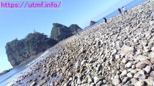 堂ヶ島（三四郎島）のトンボロとは？干潮時期に海を渡る（瀬浜海岸）