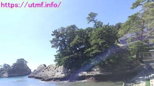 堂ヶ島（三四郎島）のトンボロとは？干潮時期に海を渡る（瀬浜海岸）