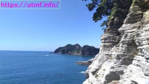 堂ヶ島（三四郎島）のトンボロとは？干潮時期に海を渡る（瀬浜海岸）