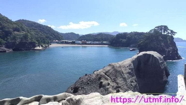 堂ヶ島（三四郎島）のトンボロとは？干潮時期に海を渡る（瀬浜海岸）
